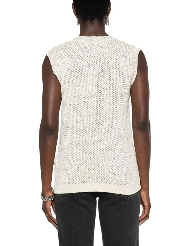 GOLDEN GOOSE Melyssa Top With Sequins