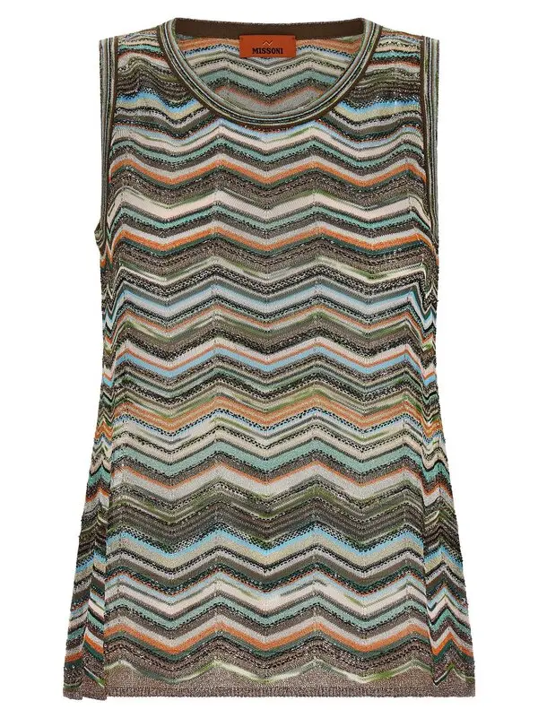 Missoni Chevron Workmanship Top - Multicolor