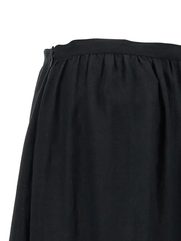 Kiton Fringed Skirt