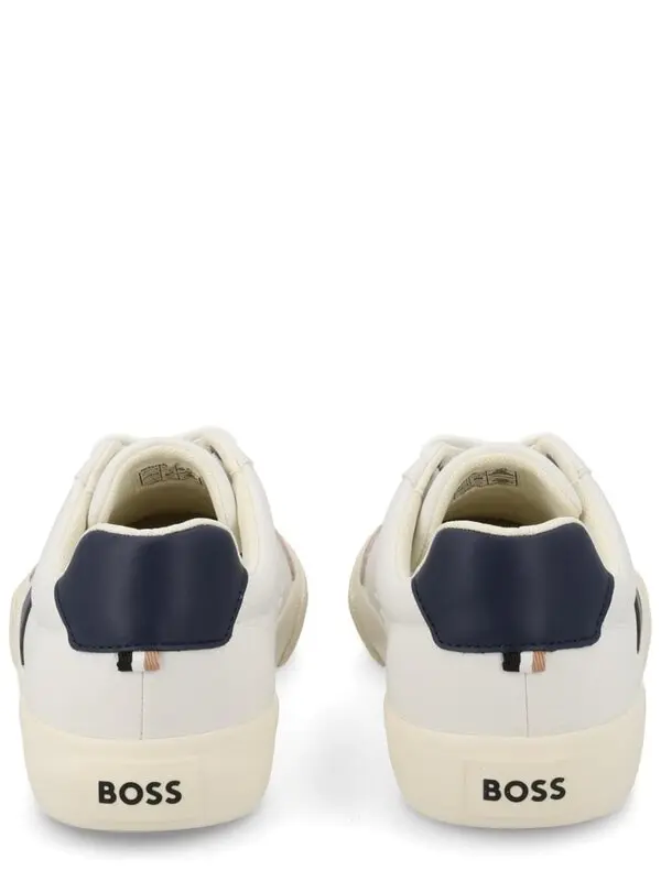 BOSS Sneaker With Logo - White