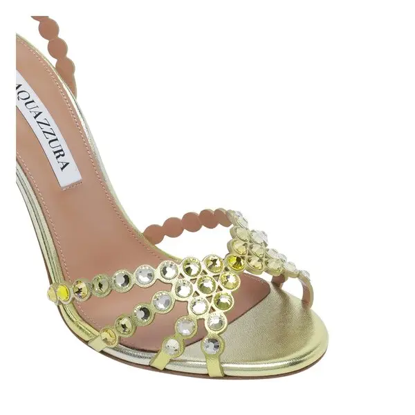 AQUAZZURA Tequila Pump Sandals - Green