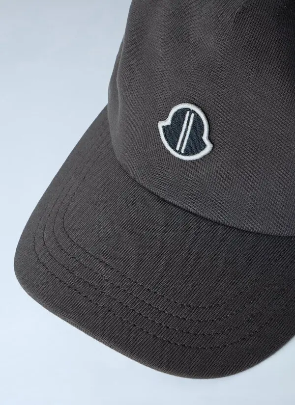 Moncler Rick Owens Embroidered Logo Baseball Cap