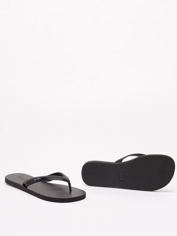 Prada Brushed Leather Sandals