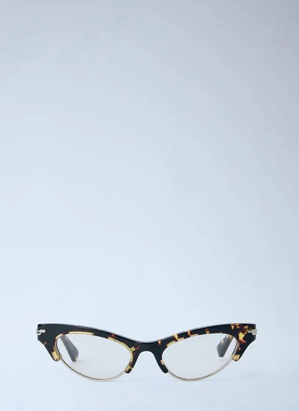 Bottega Veneta Angle Cat Eye Sunglasses - Brown
