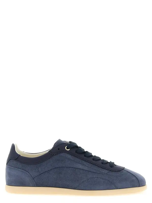 Brunello Cucinelli Texture Nubuck Sneakers - Blue