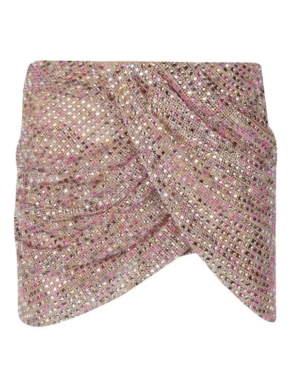 SELF-PORTRAIT Embellished Miniskirt