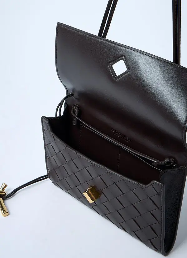 Bottega Veneta Andiamo Cross Body Bag - Brown