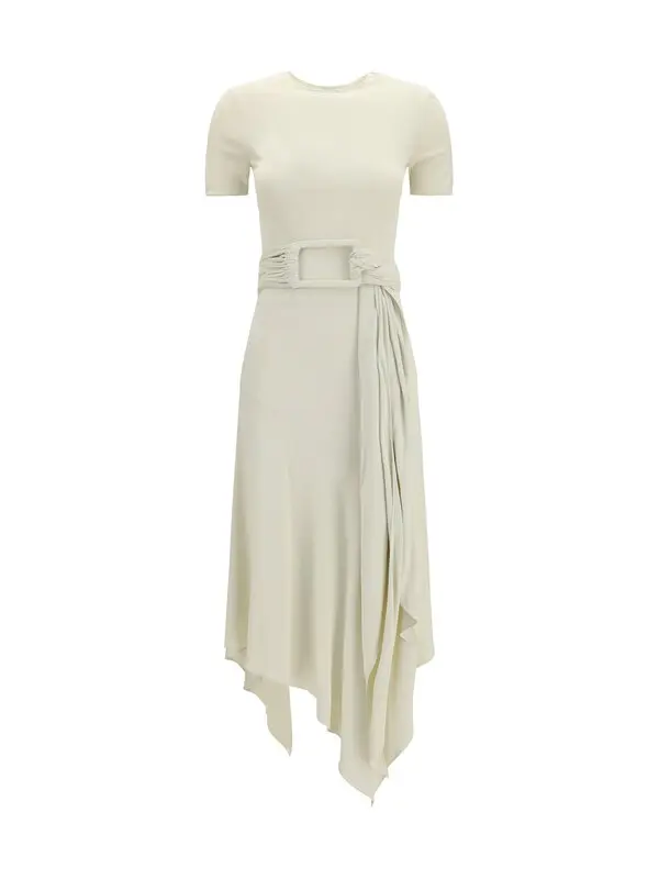 Alaïa Belted Jersey Dress