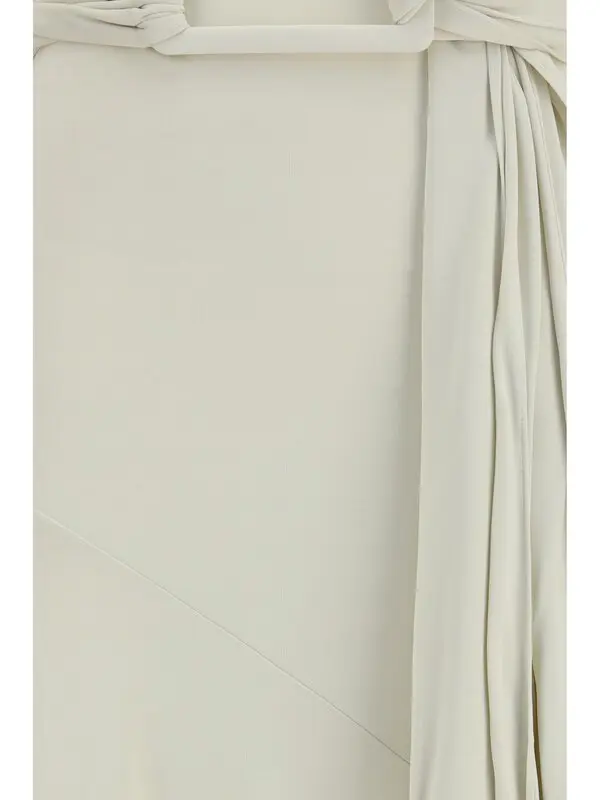 Alaïa Belted Jersey Dress - Multicolor