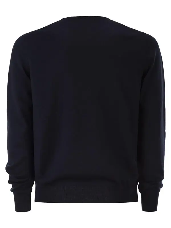 Kiton Long-sleeved Wool Crew Neck Jumper