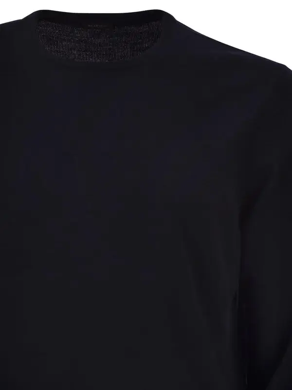 Kiton Long-sleeved Wool Crew Neck Jumper