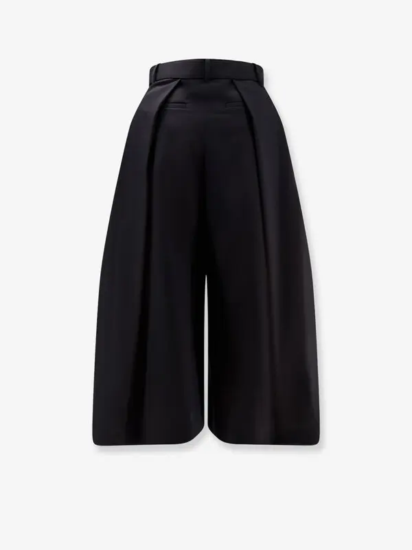Sacai Wool Blend Bermuda Shorts - Black