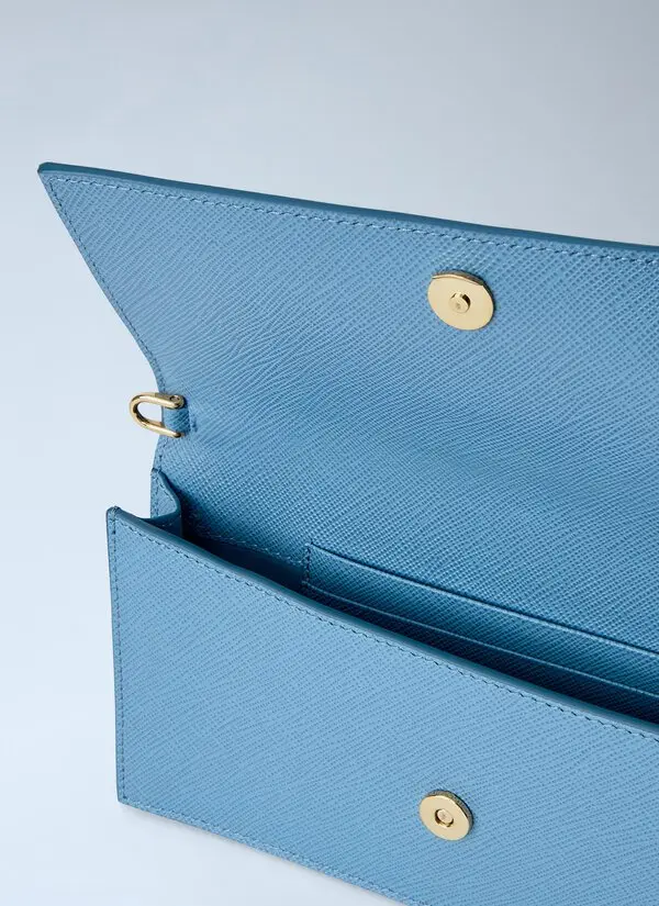 Prada Saffiano Leather Mini Bag - Blue