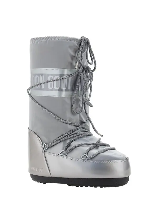 Moon Boot Icon Glance Boots - Silver