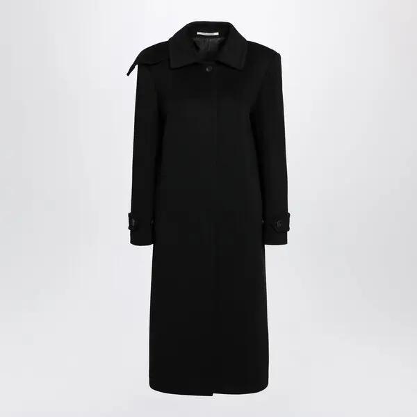 Tagliatore Single-breasted Wool Coat - Black