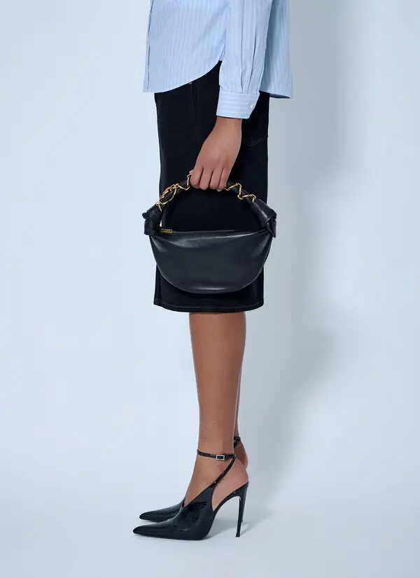 Saint Laurent Mini Amalia Shoulder Bag - Black