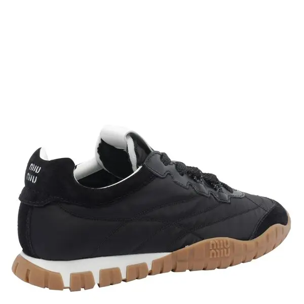 Miu Miu Tyre Sneakers - Black
