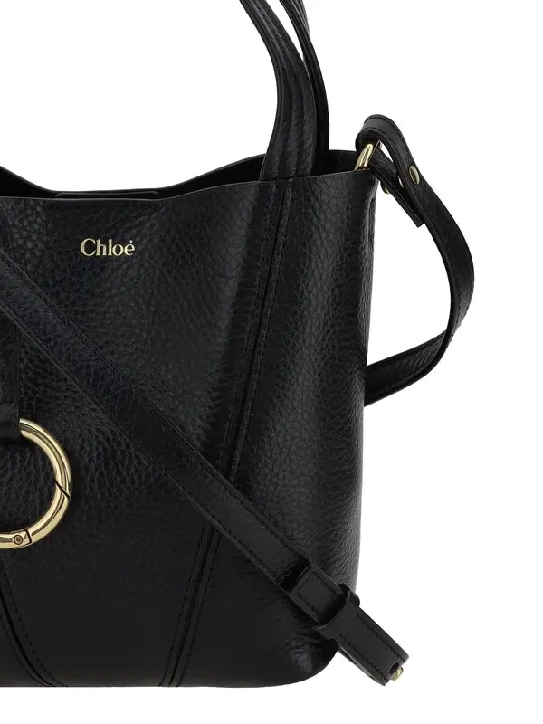 Chloé Spin Shoulder Bag - Black
