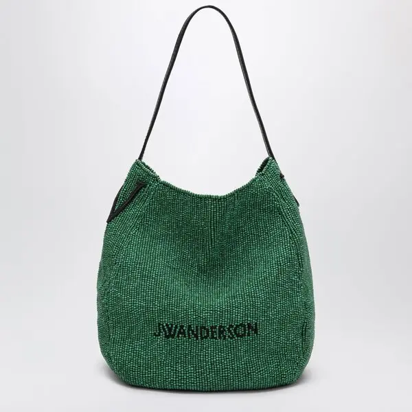 JW Anderson Small Bulb Beaded Bag - Green
