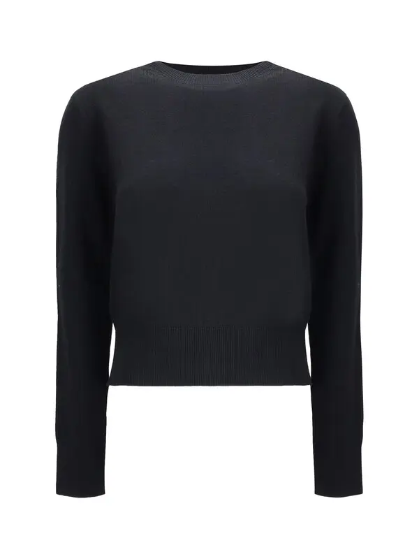 AMI Paris De Coeur Sweater - Black