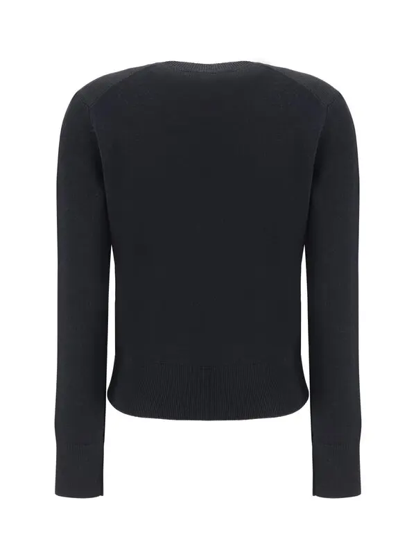 AMI Paris De Coeur Sweater - Black