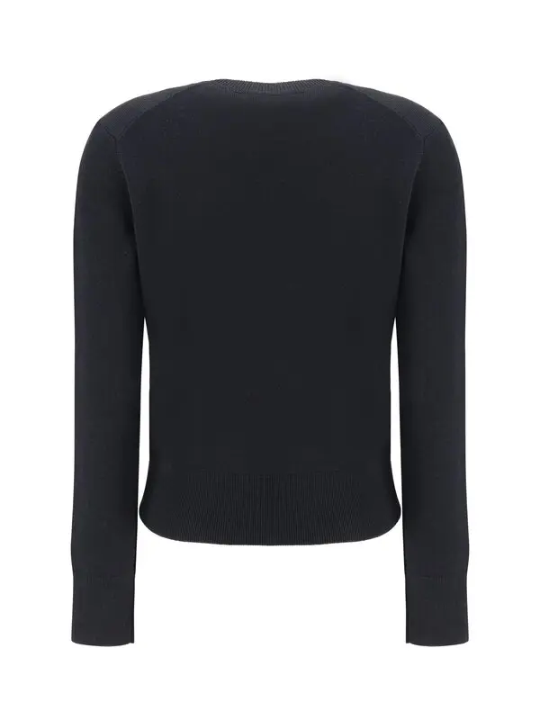 AMI Paris De Coeur Sweater - Black