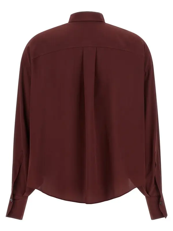 Brunello Cucinelli Shiny Collar' Shirt - Multicolor