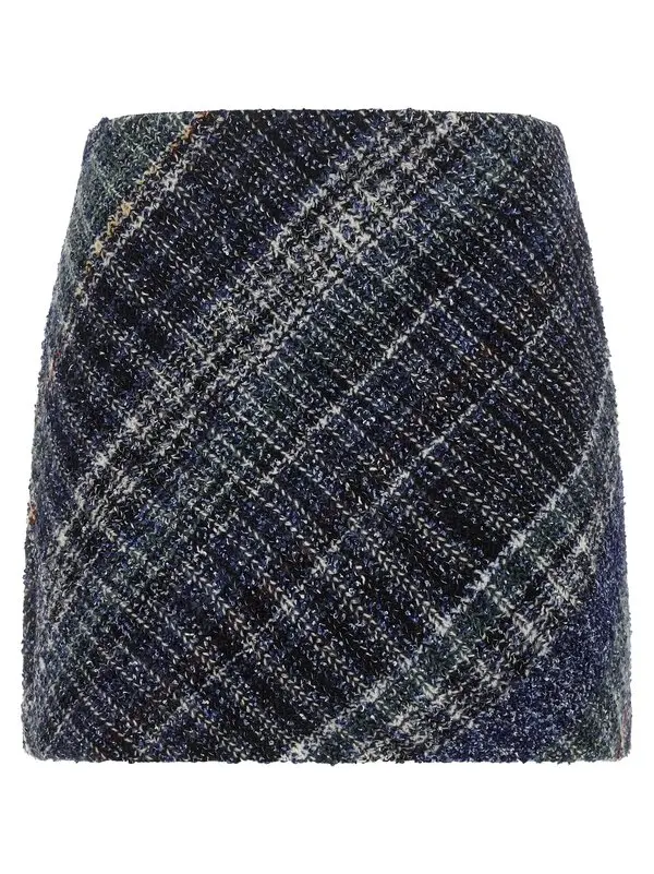 Missoni Check Wool Skirt