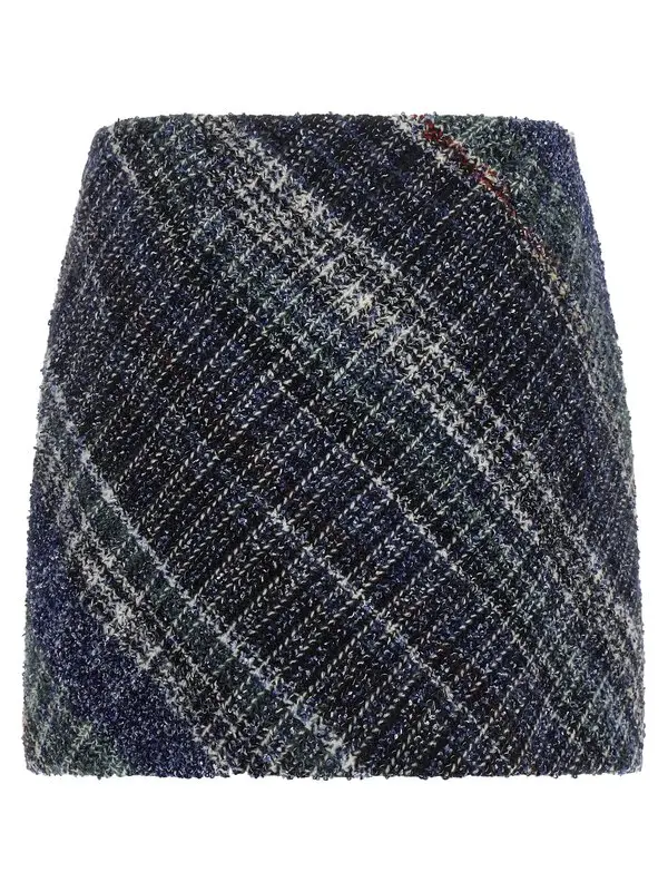 Missoni Check Wool Skirt