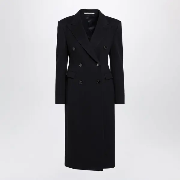 Tagliatore Double-breasted Wool Coat - Blue