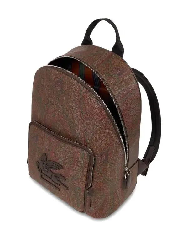 Etro Backpack With Paisley Jacquard Print