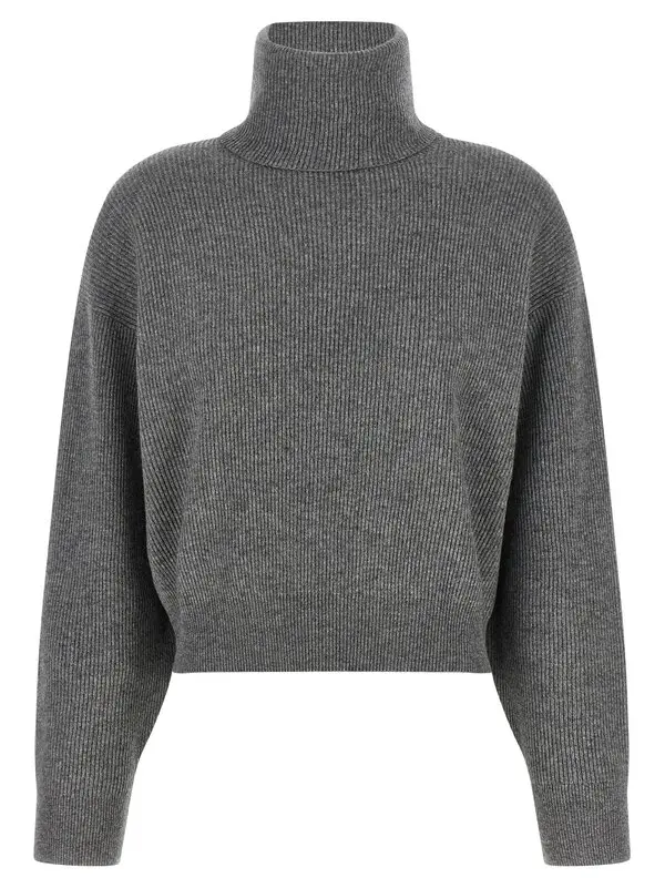 Brunello Cucinelli Ribbed Sweater - Gray
