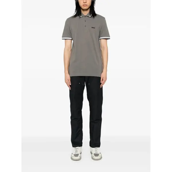 BOSS Grey Polo Shirts