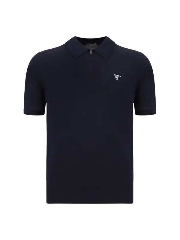 Prada Virgin Wool Polo Shirt