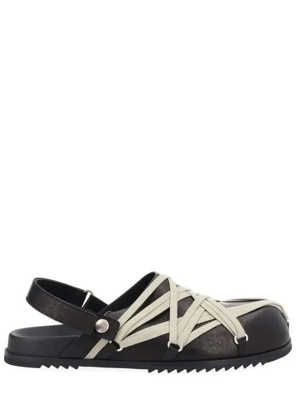Rick Owens Mule Megalace - Black