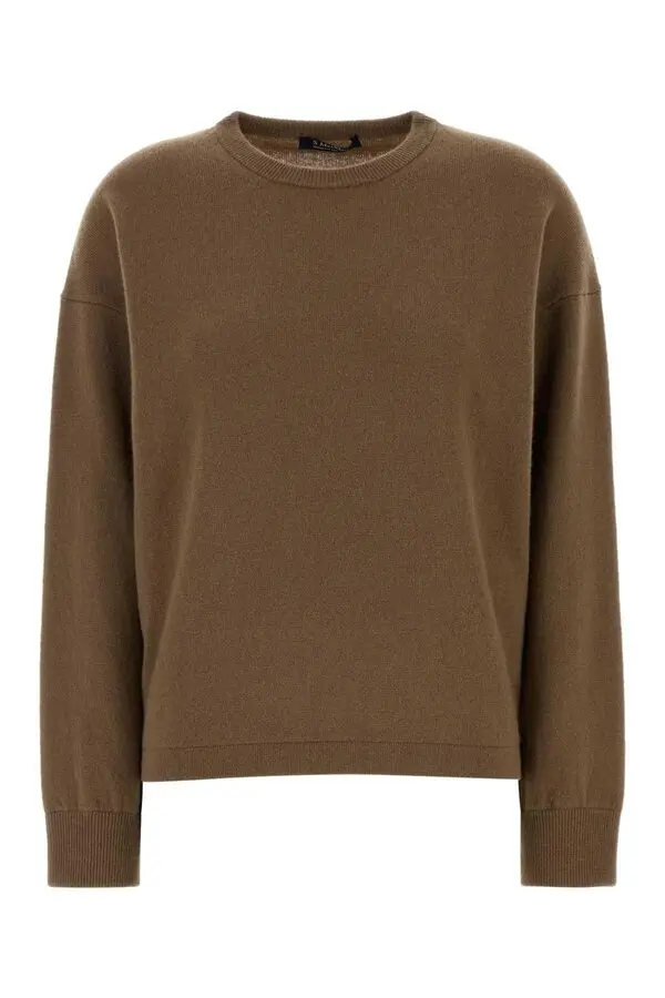 Max Mara S Wool Blend Nebbie Sweater - Brown
