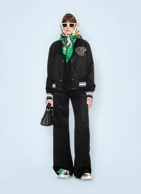 Off-White Toybox Satin Cargo Pants - Black