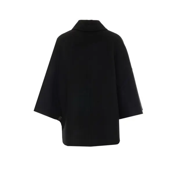 Max Mara Mxaospite Double-breasted Sable Cashmere Cape