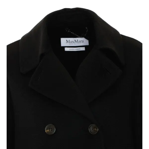 Max Mara Mxaospite Double-breasted Sable Cashmere Cape