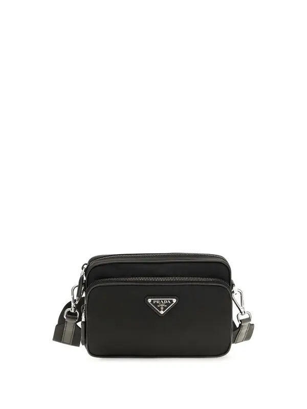 Prada Re-nylon And Saffiano Leather Shoulder Bag