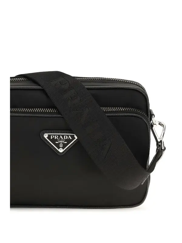 Prada Re-nylon And Saffiano Leather Shoulder Bag