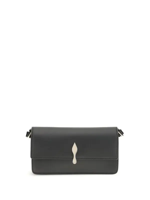 CHRISTIAN LOUBOUTIN Bettina Chain Wallet - Black