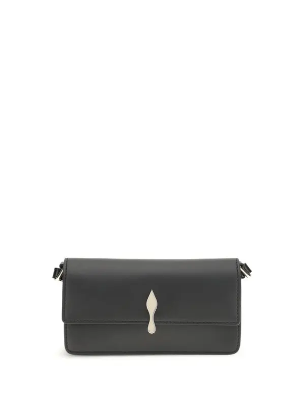 CHRISTIAN LOUBOUTIN Bettina Chain Wallet - Black