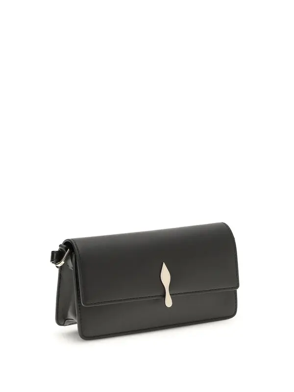 CHRISTIAN LOUBOUTIN Bettina Chain Wallet - Black