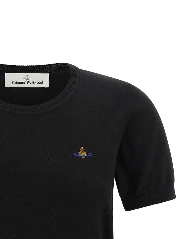 VIVIENNE WESTWOOD Bea Short-sleeved Top - Black