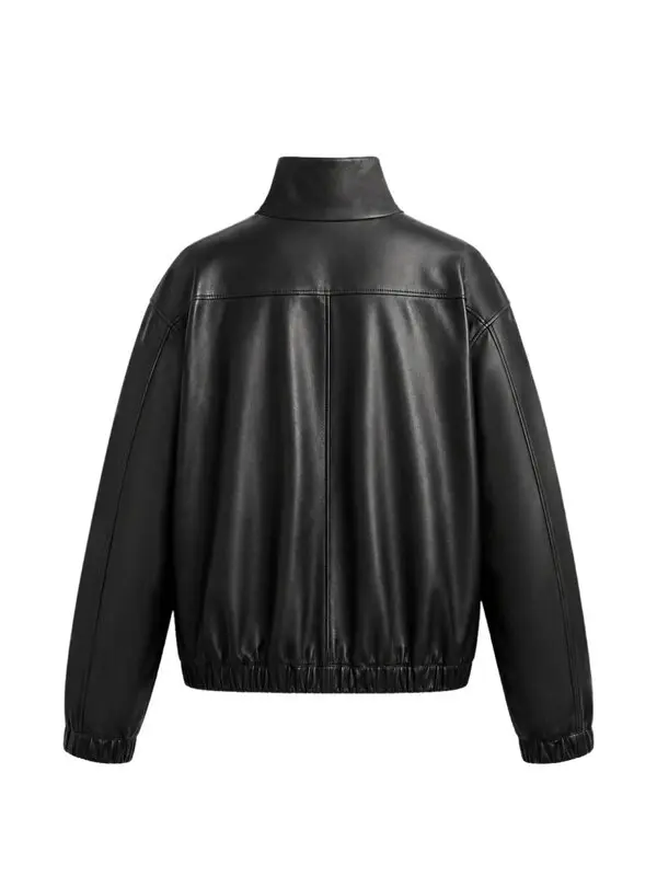 Saint Laurent Leather Bomber Jacket