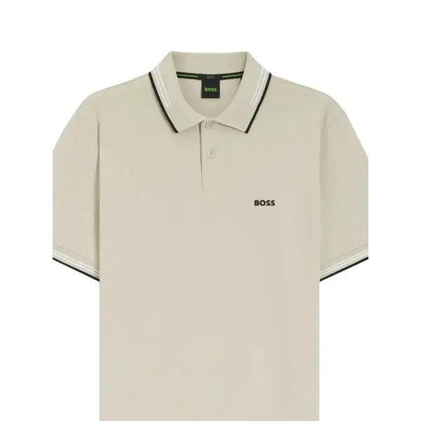 BOSS Neutrals Polo Shirts - Cream