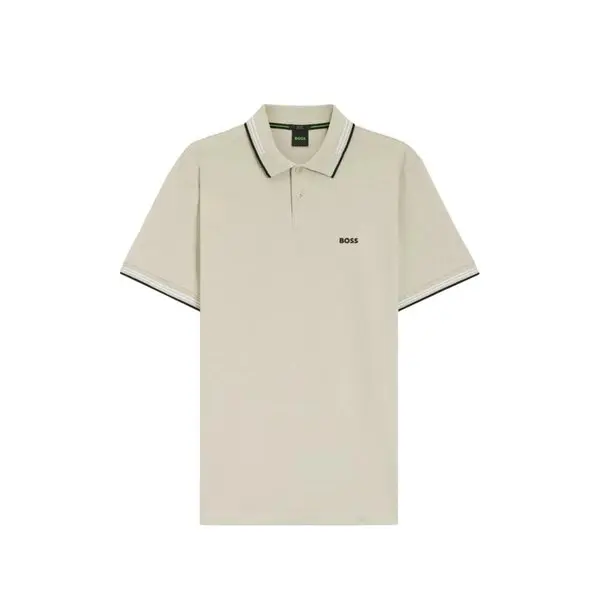 BOSS Neutrals Polo Shirts - Cream