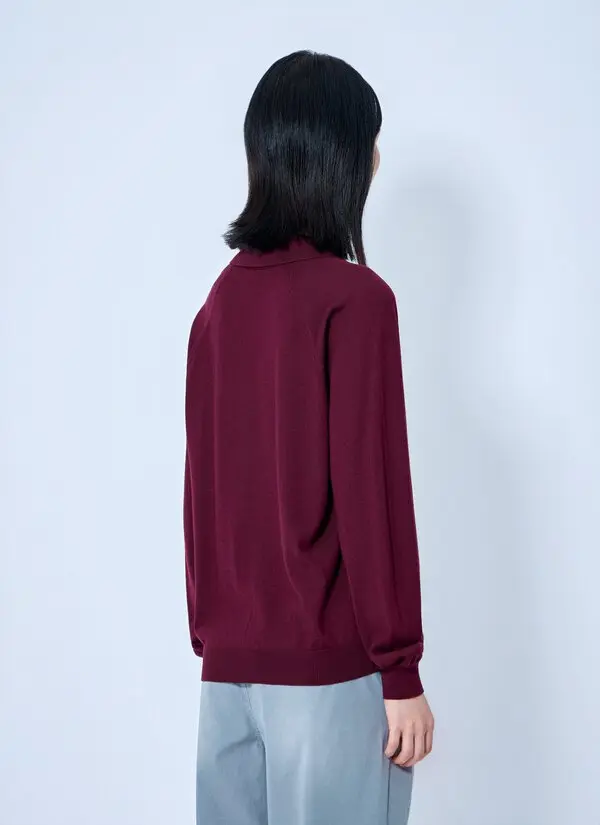 Miu Miu Knit Cardigan With Logo