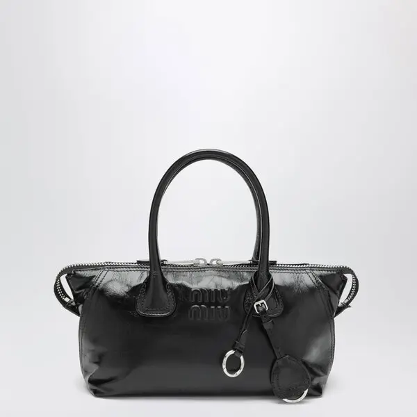 Miu Miu Glossy Leather Top-handle Bag